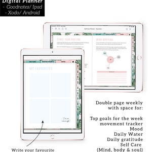 DIGITAL Self Care Planner Workbook, Wellness, Self-care Planner, Self ...