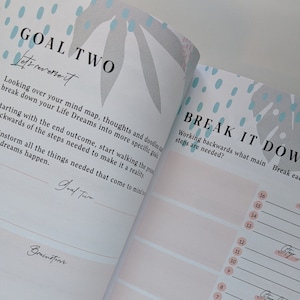 Goal Planner and Mindfulness Journal Self Discovery, Reflective ...