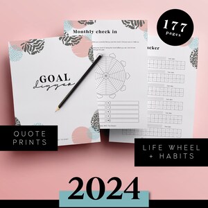 2024 Life Planner Annual, Goal Setting Planner, Printable Planner ...