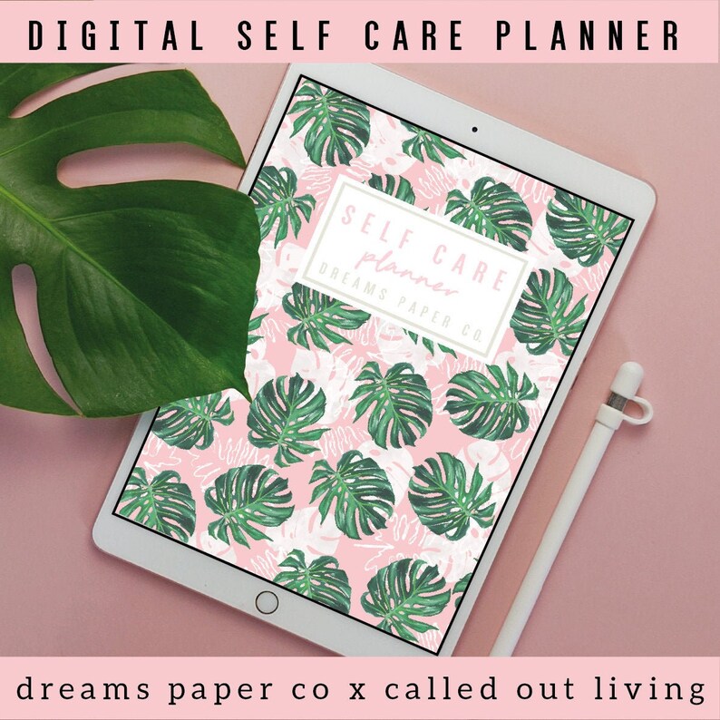 DIGITAL Self Care Planner Workbook Wellness Self-care - Etsy
