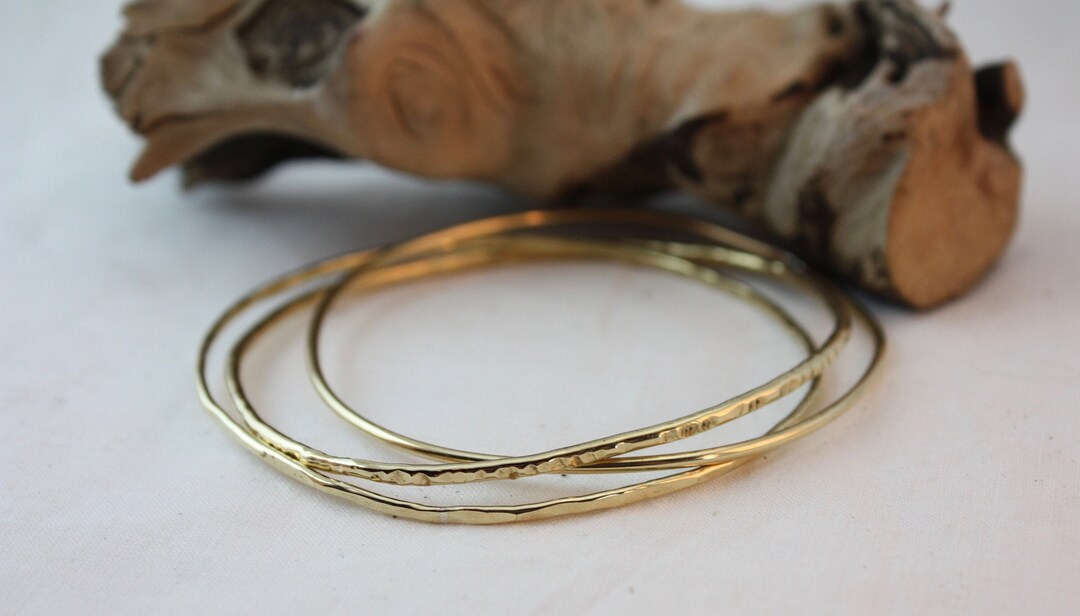 Bangle Bracelet / Brass Bracelet / Women’s Jewelry / Stacking Bangle ...