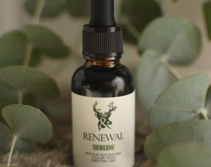 Renewal - Botanical Face Serum With Tallow - Etsy