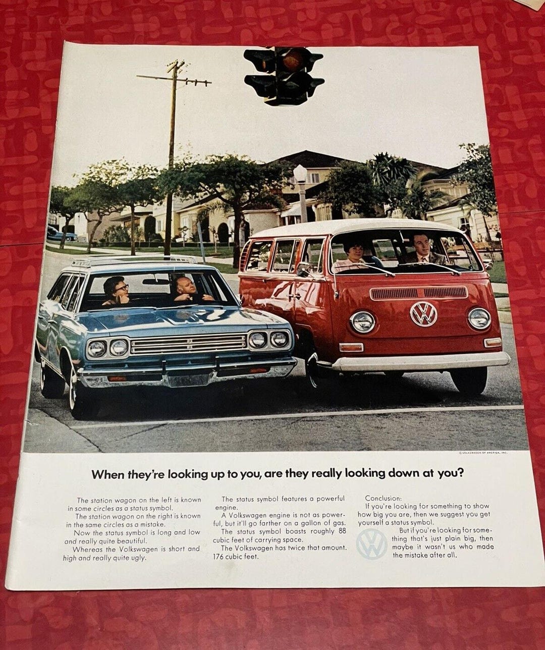 1960’s VW Bus AD Original *volkswagen Advertisement* Print Vintage ...