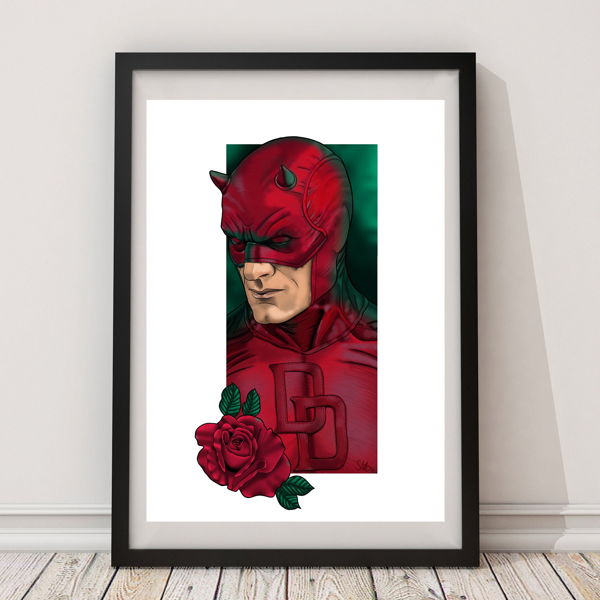 Daredevil Tattoo Print - Etsy