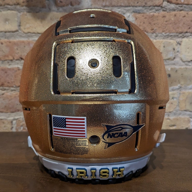 Notre Dame Schutt F7 Custom FULL SIZE Helmet Hydrofx by HGI - Etsy