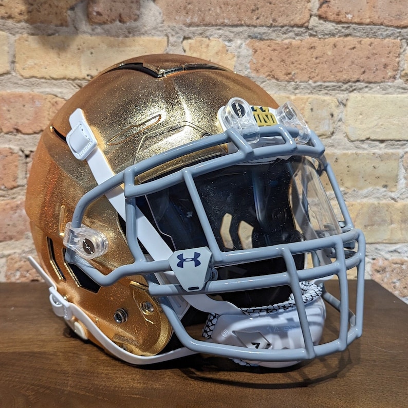 Notre Dame Schutt F7 Custom FULL SIZE Helmet Hydrofx by HGI - Etsy