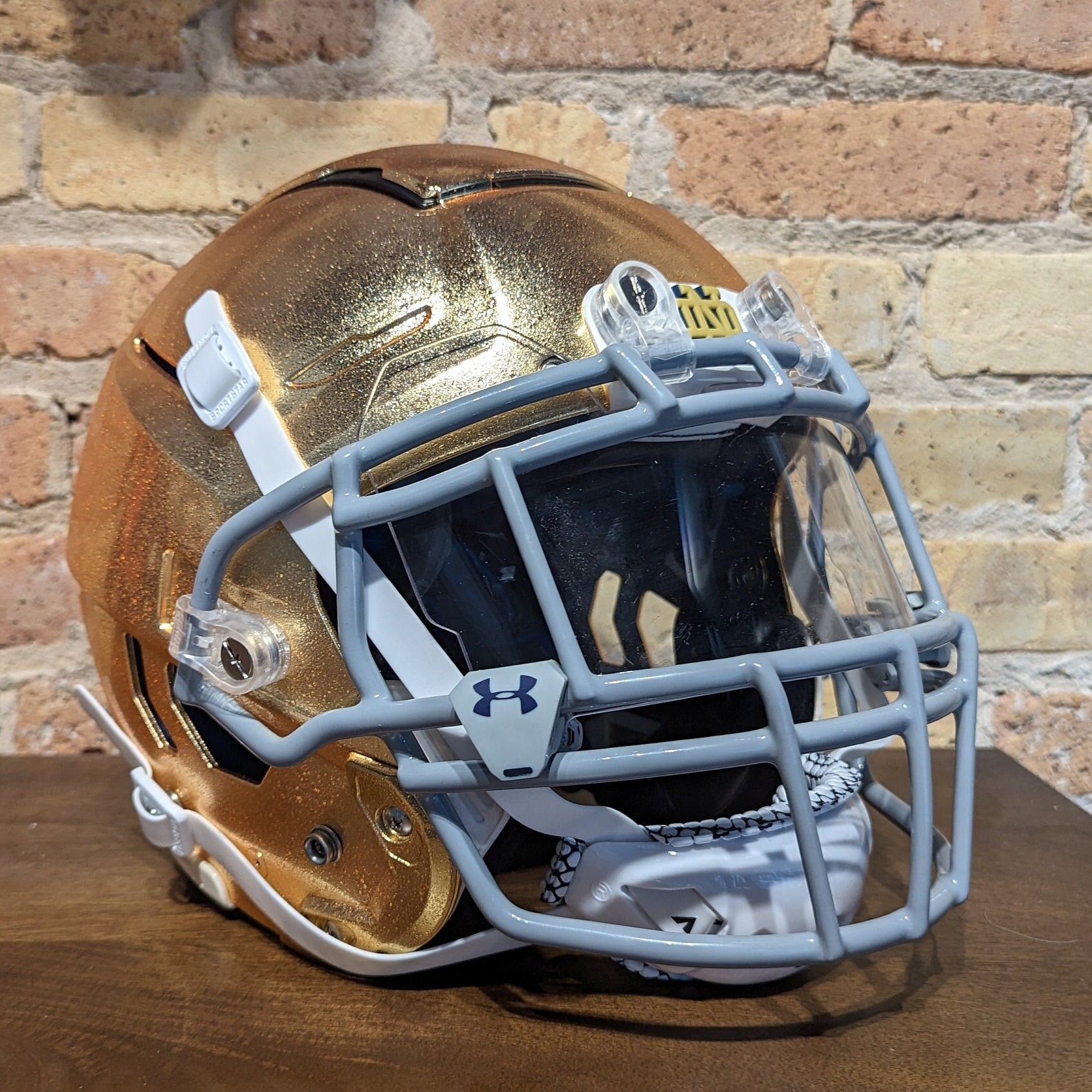Notre Dame Schutt F7 Custom FULL SIZE Helmet Hydrofx by HGI - Etsy