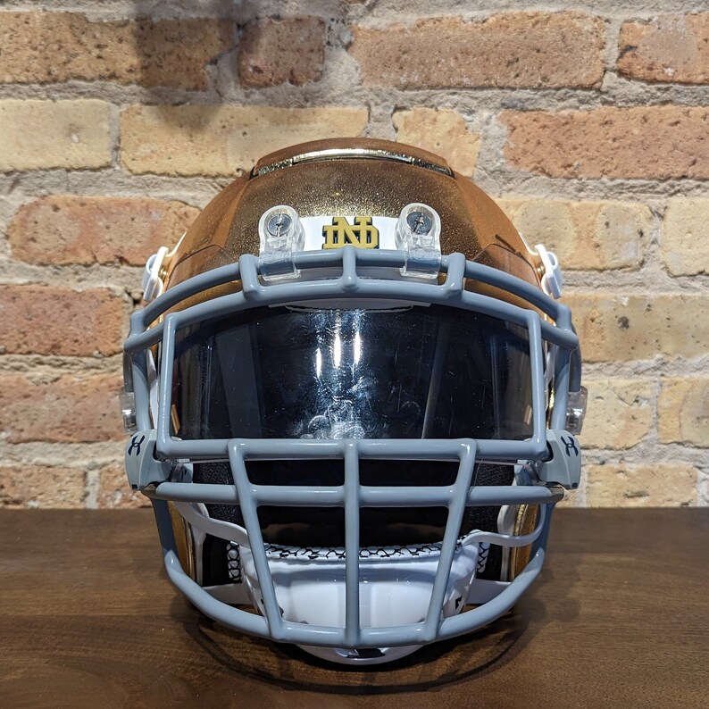 Notre Dame Schutt F7 Custom FULL SIZE Helmet Hydrofx by HGI - Etsy