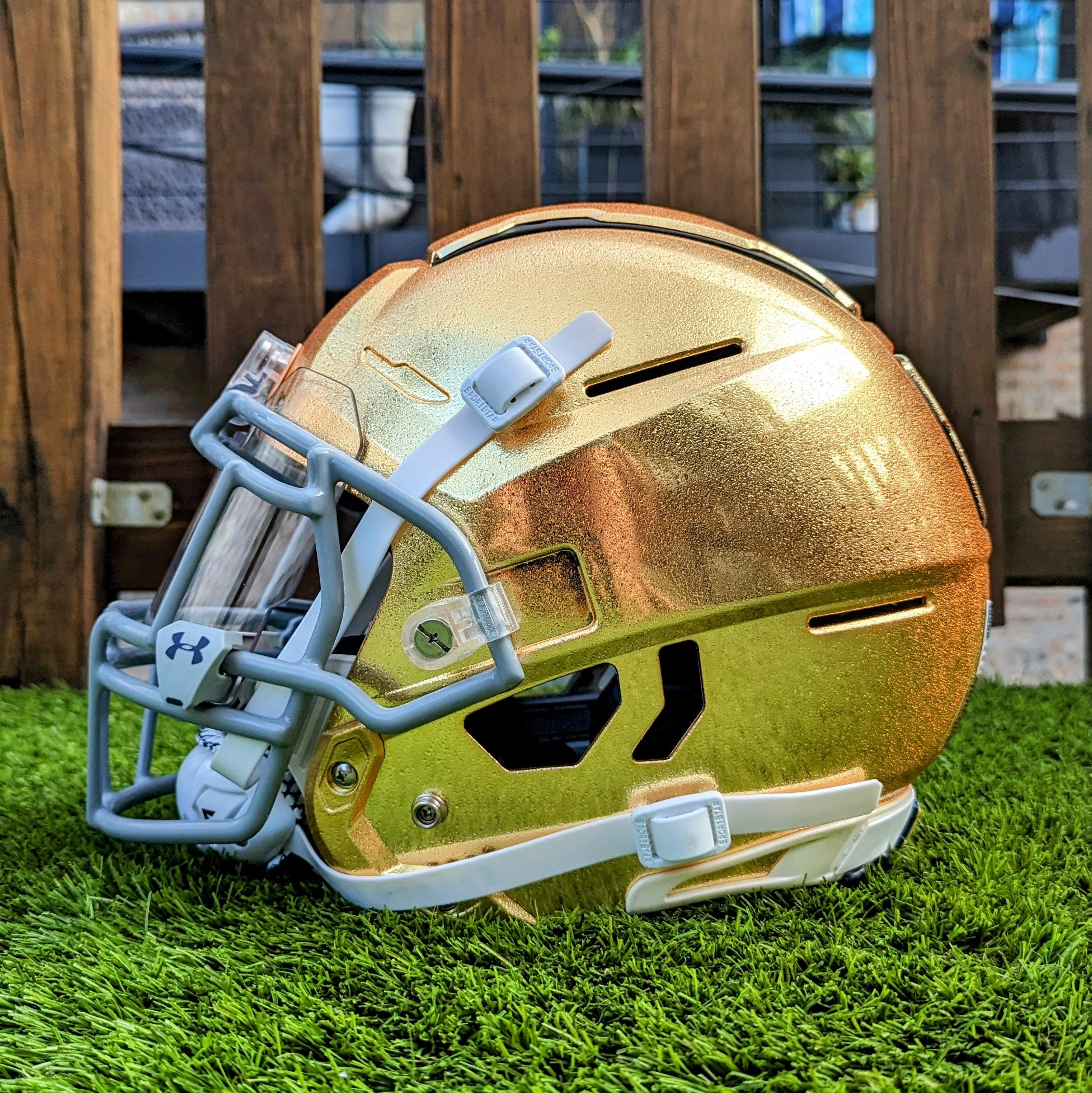 Notre Dame Schutt F7 Custom FULL SIZE Helmet Hydrofx by HGI - Etsy