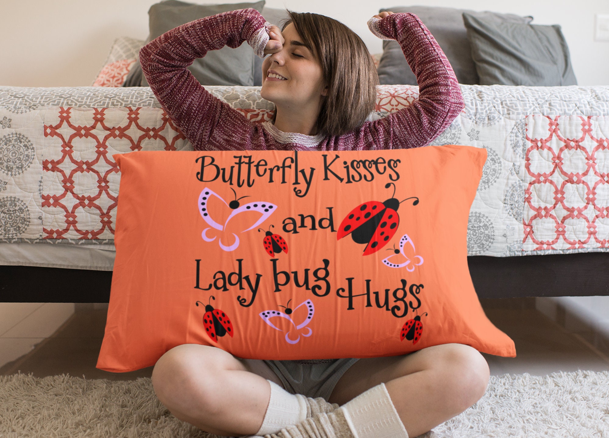 Butterfly Kisses and Lady Bug Hugs Svg Png Pdf Jpg AI Dxf Eps Studio3 ...