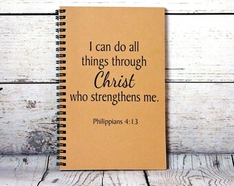 Bible verse notebook | Etsy