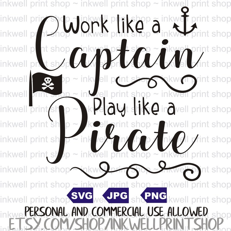 Play Like a Pirate - Etsy