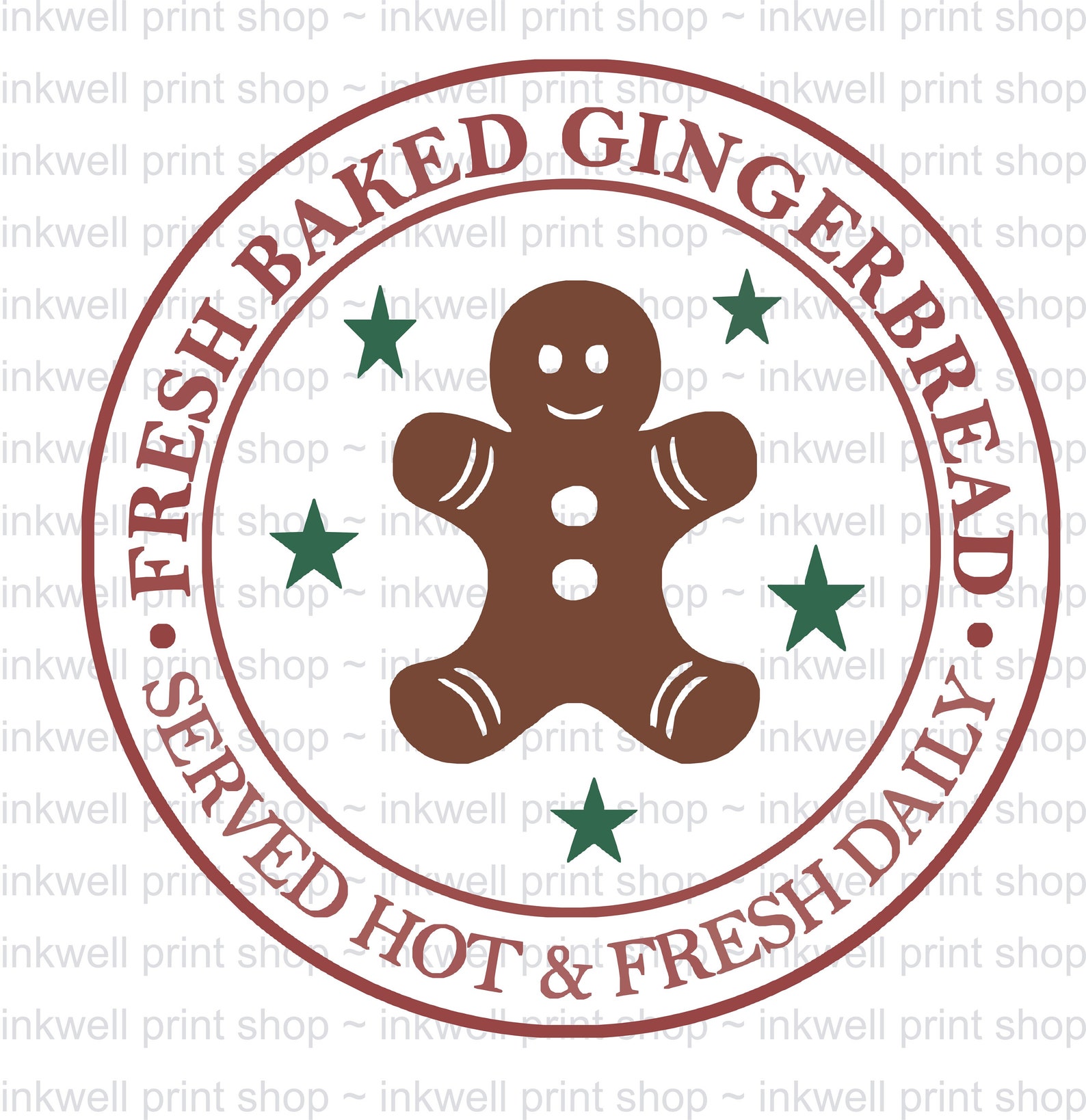 Gingerbread Clip Art Svg File Digital File SVG PNG JPG | Etsy