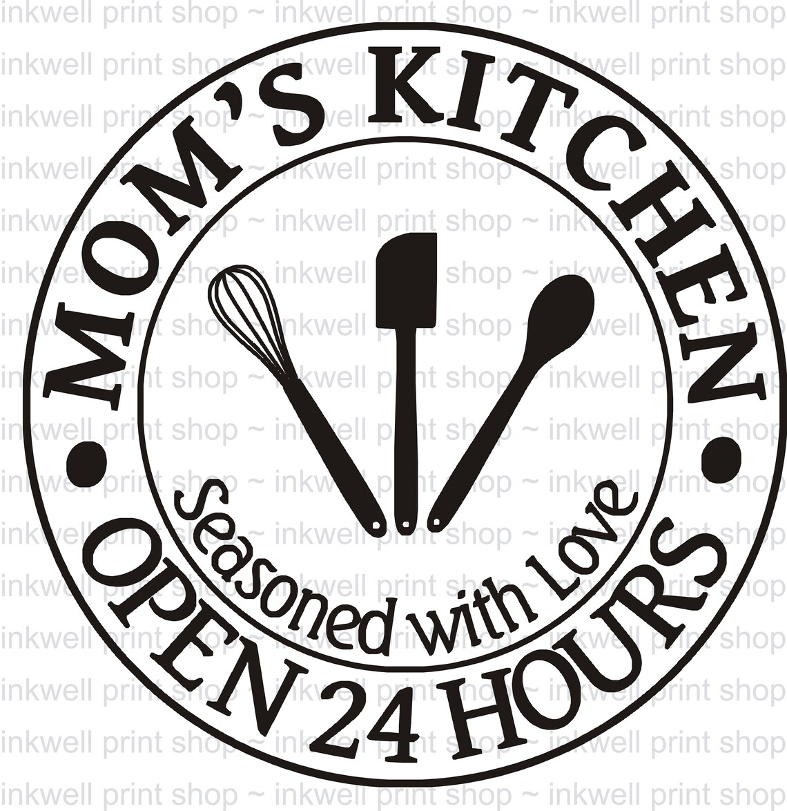 Mom's Kitchen Clip Art Digital File SVG PNG JPG - Etsy
