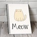 Cute Cat Journal Blank Journal, Spiral Journal, Notebook, Journal ...