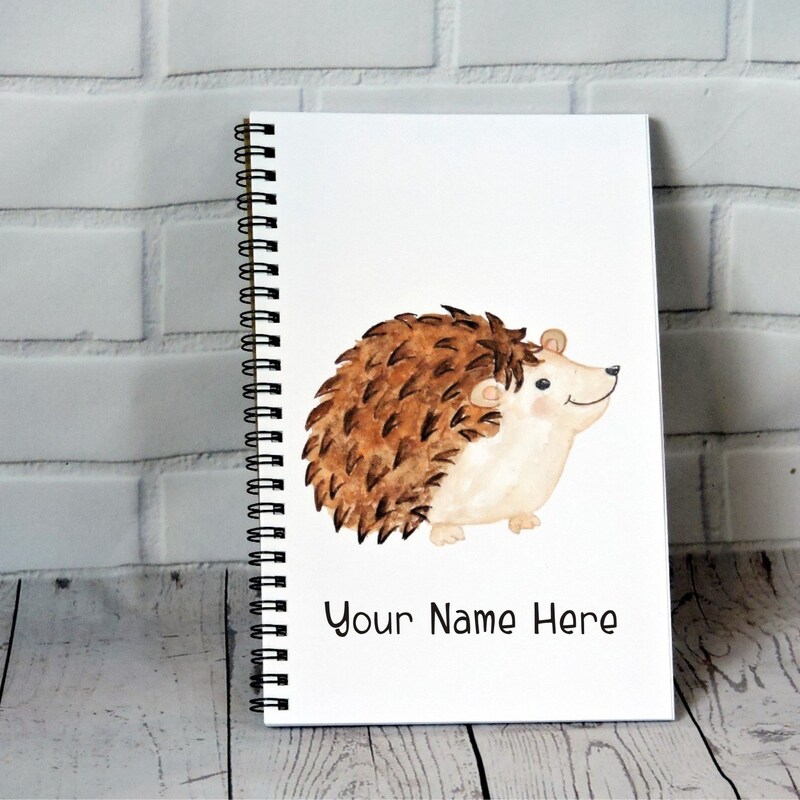 Hedgehog Journal - Etsy