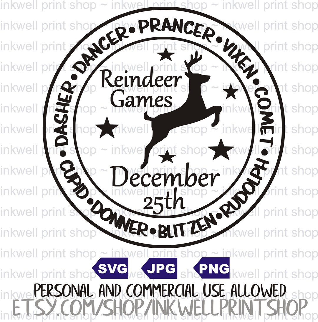 Christmas Clip Art Svg File, Digital File, SVG, PNG, JPG, Instant ...