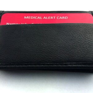 Medical Alert Card - Emergency Wallet Card - Custom Engraved Medic ID ...