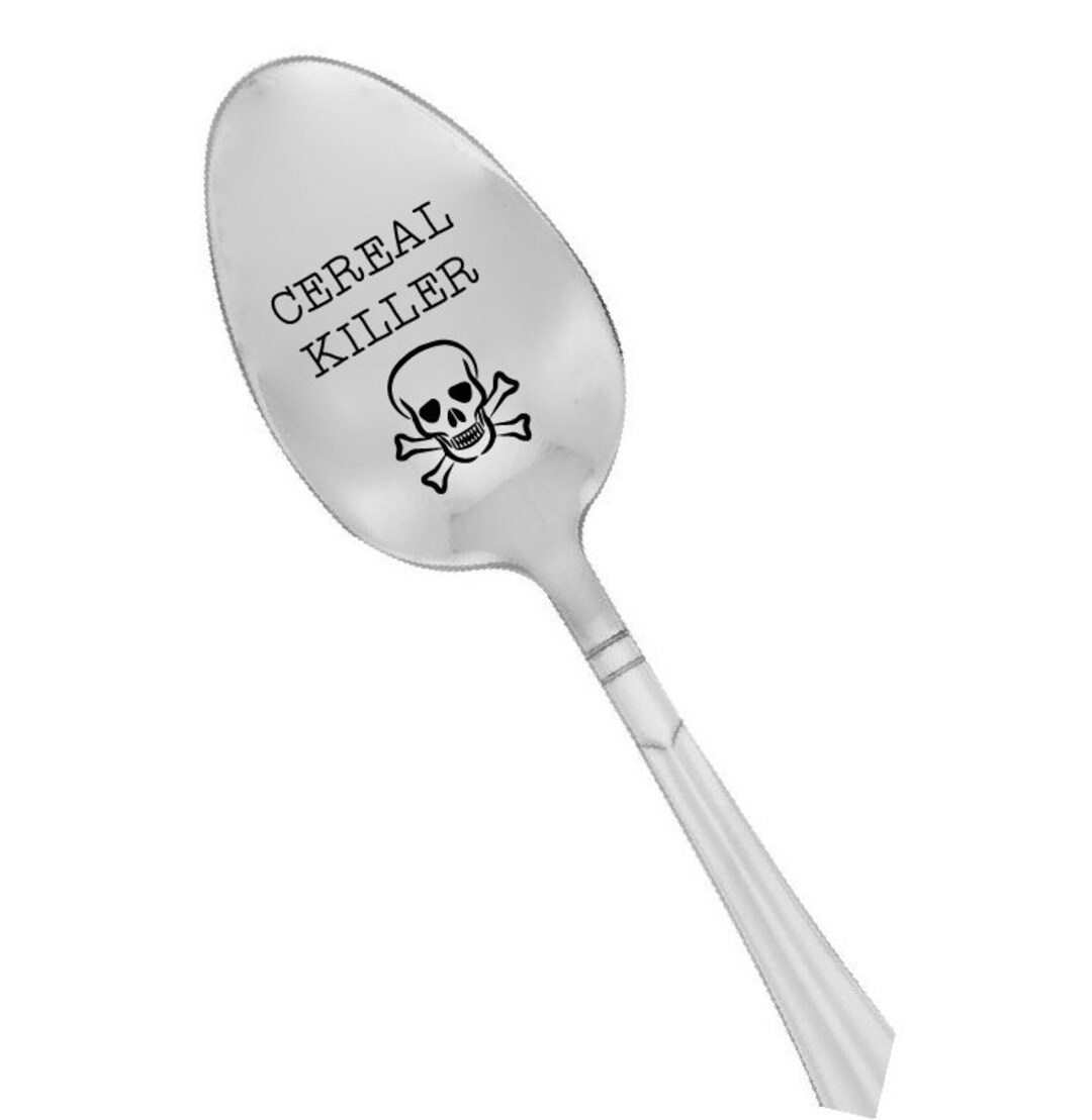Cereal Killer Engraved Spoon, Customized Spoon - Etsy