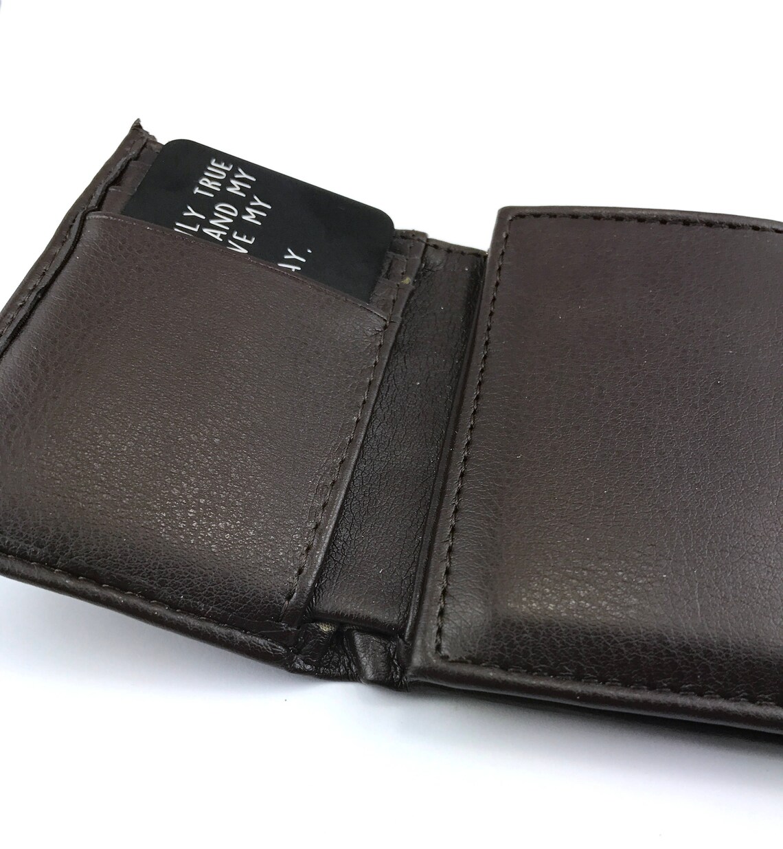 Custom Wallet Card Valentines Day Gift Engraved Wallet | Etsy