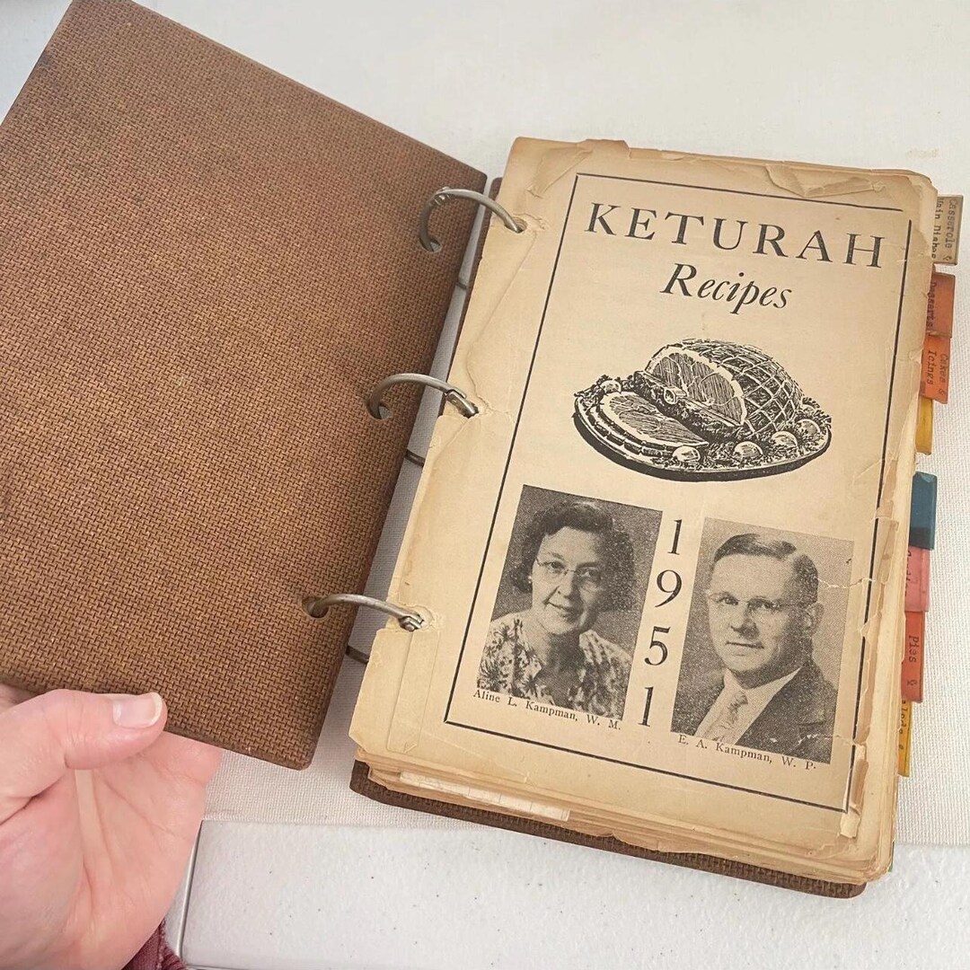 Vintage 1951 Masonic OES Eastern Star Cook Book Keturah Cincinnati OH ...