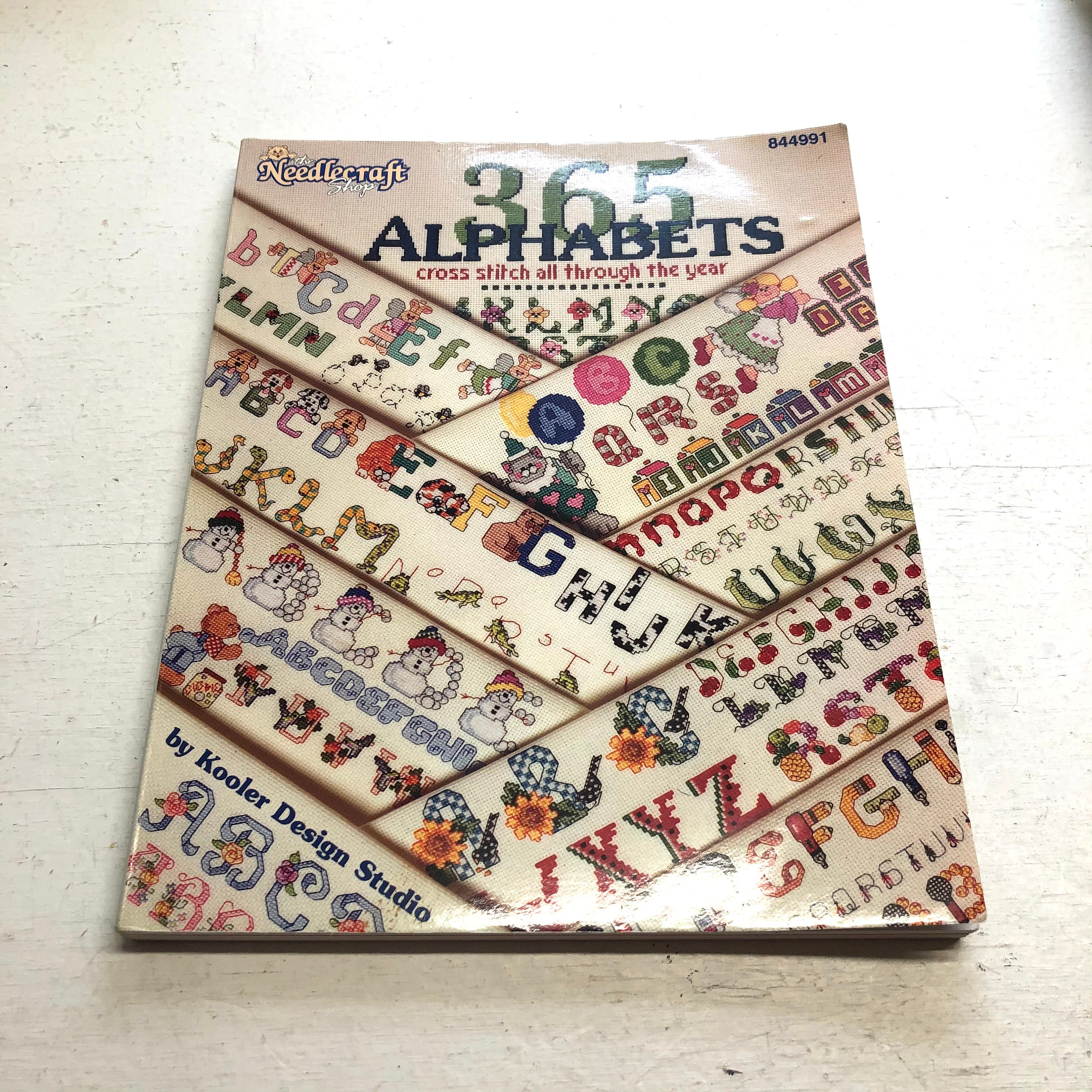 Sewing & Fiber Needlepoint 365 Alphabets Cross Stitch All Through the ...