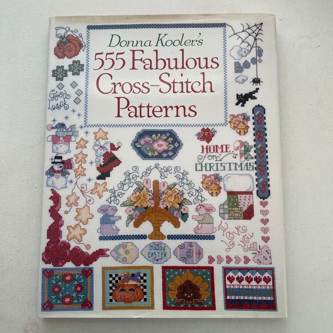 Donna Kooler's 555 Fabulous Cross Stitch Patterns Collection Book 1996 ...