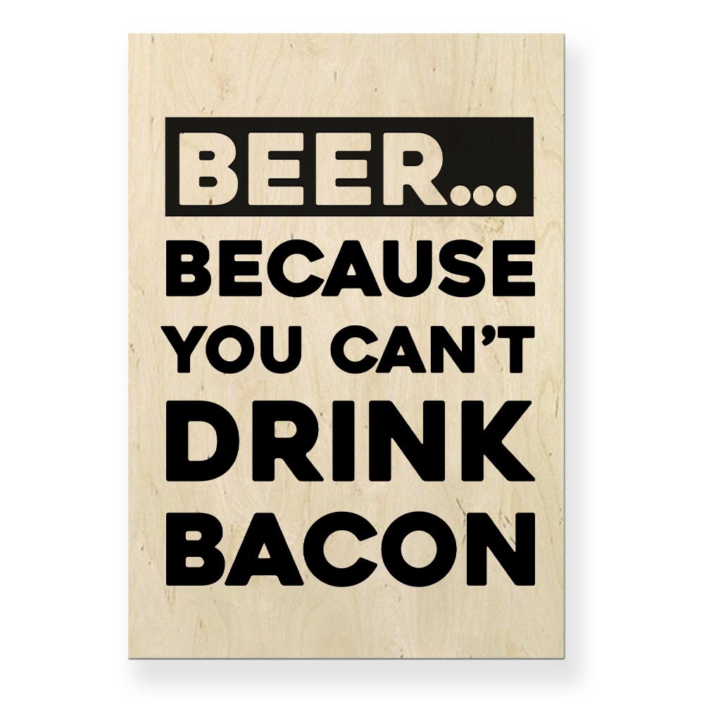 Beer Quote Sign Creative Handmade Wooden Sign Quote Hand - Etsy UK