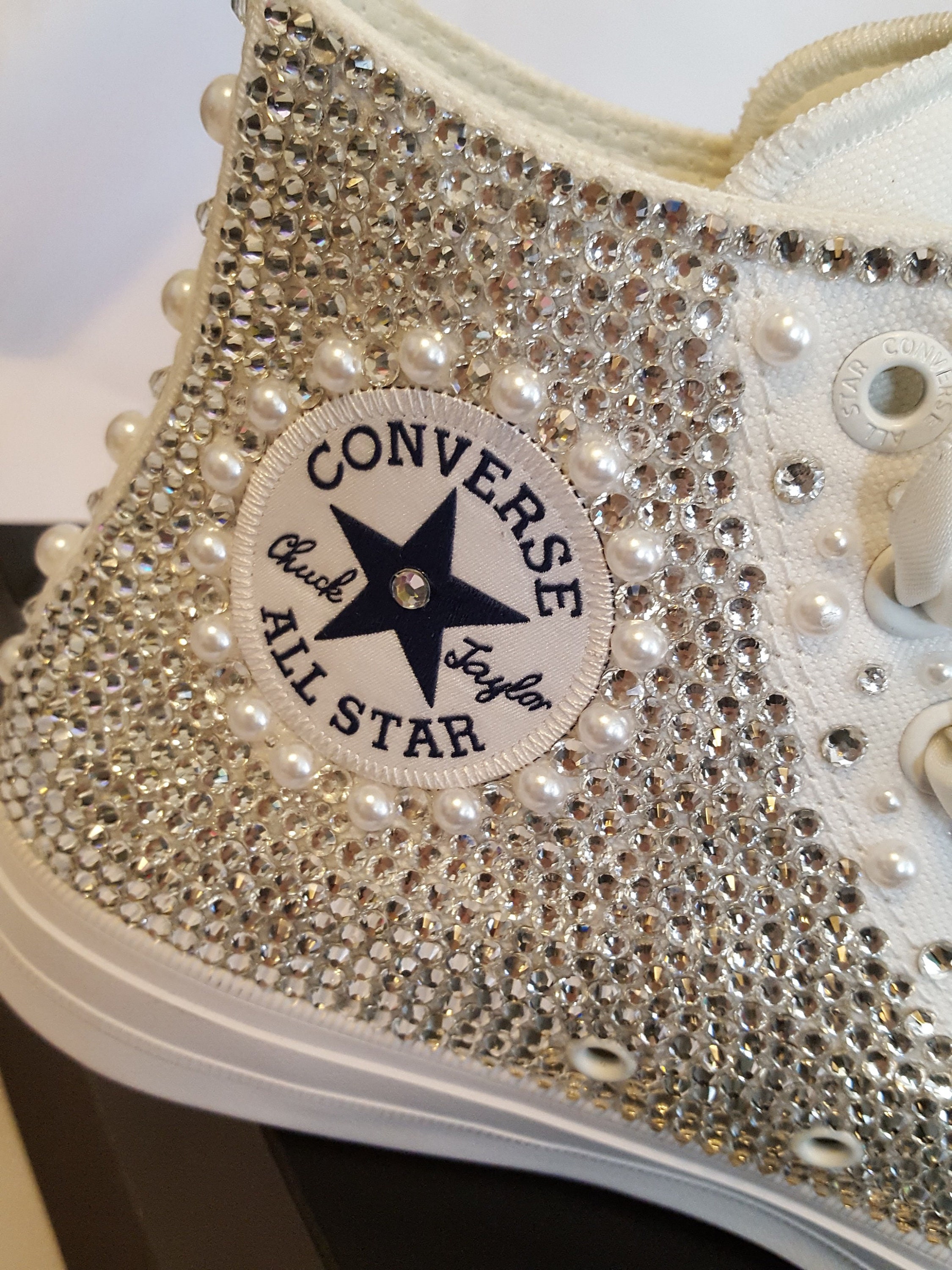 Sparkly Hi Top Converse Customized Just for You! Absolutely Love These ...