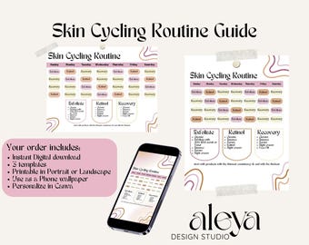 Skin Cycling Guide | Instant Digital Download | Printable PDF - Etsy