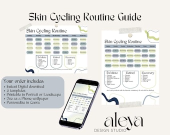 Skin Cycling Guide | Instant Digital Download | Printable PDF - Etsy