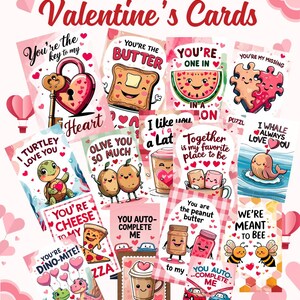 Valentine's Day Cards Printable - Valentine Cards for Kids Classroom ...