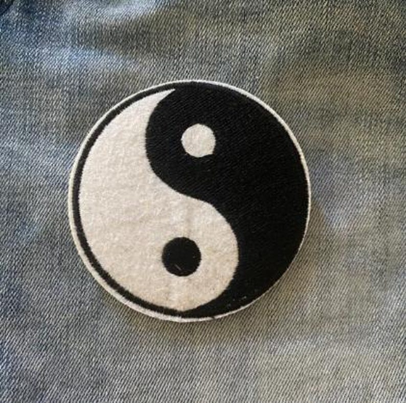 Yin Yang Together Jacket Patch - Etsy