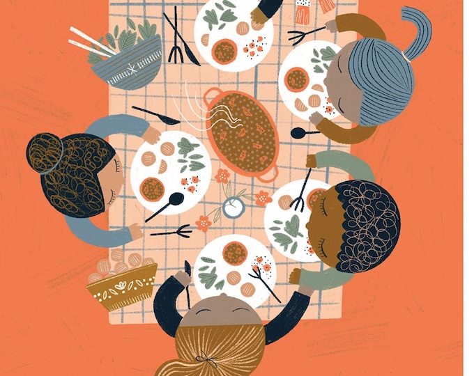 Foodie Friends Print - Etsy