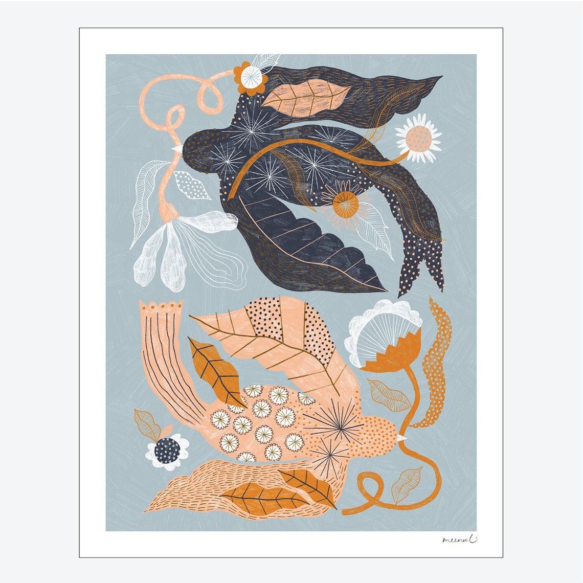 Swoop Birds Print - Etsy