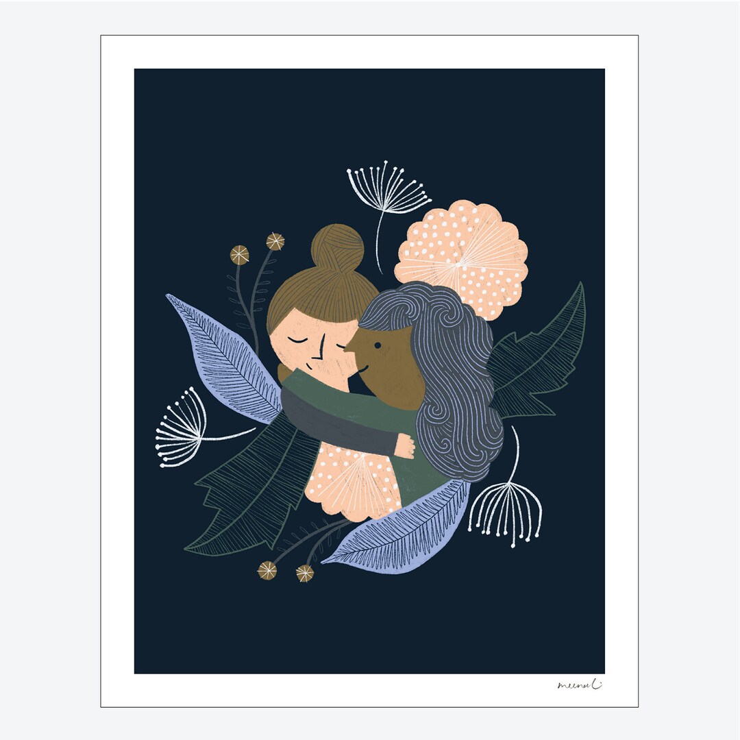 Wrap You up in Hugs Print - Etsy