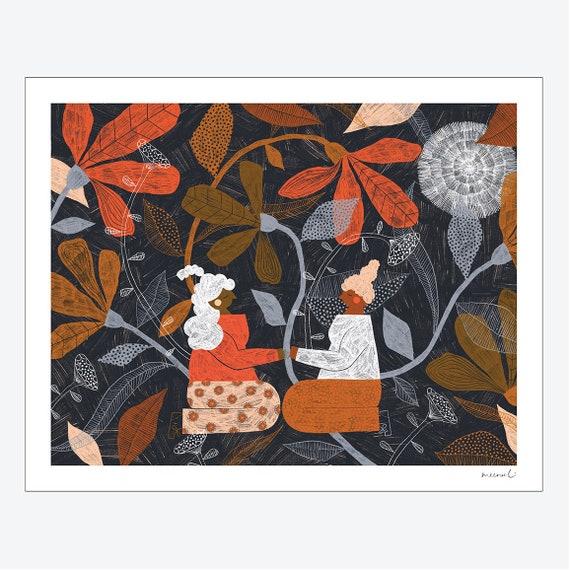 Midnight Moonlight Print - Etsy