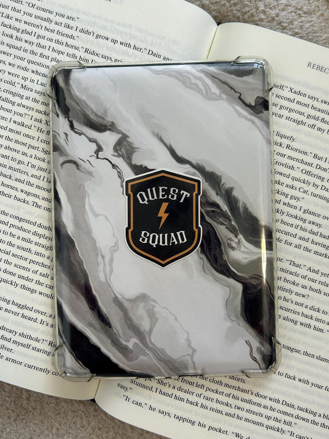 Kindle Sticker | Bookish Stickers | Reader Sticker | Quest Squad ...