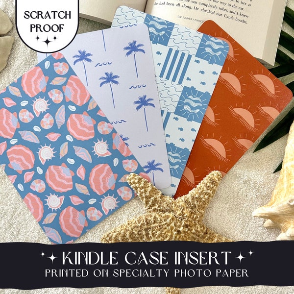 Beach Kindle Insert - Etsy