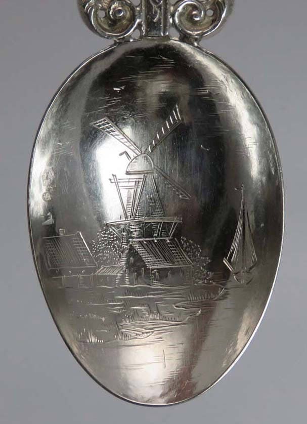 1888 Antique Dutch 833 Silver Spoon w/ Greco/Roman Character | Etsy