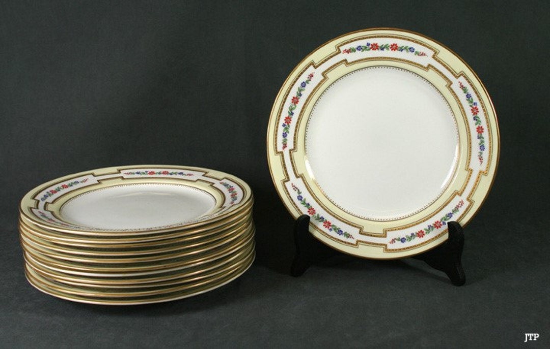 12 Finest Quality George Jones Porcelain Floral Lunch Plates - Etsy