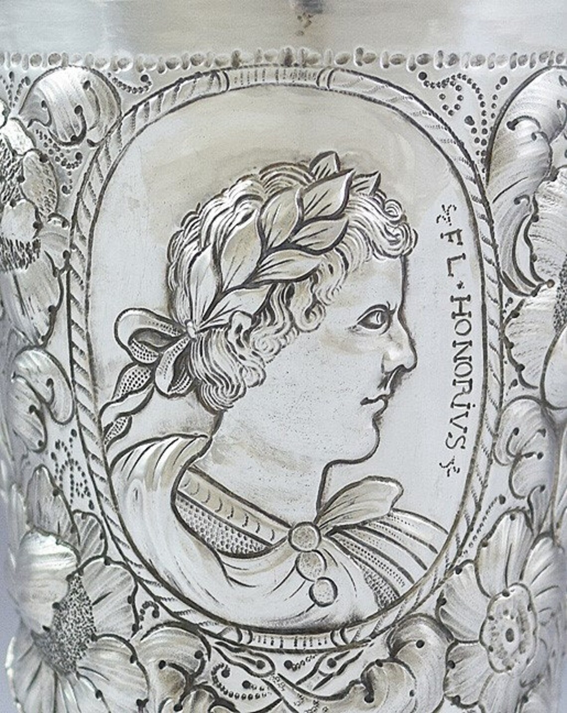 Antique 1662-1691 Rare German .800 -.900 Silver Beaker Cup by Christian ...