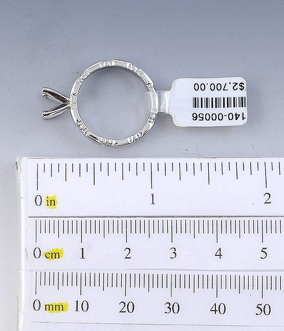 Must See Brand New .32ct Diamond & Platinum Ring Setting | Etsy