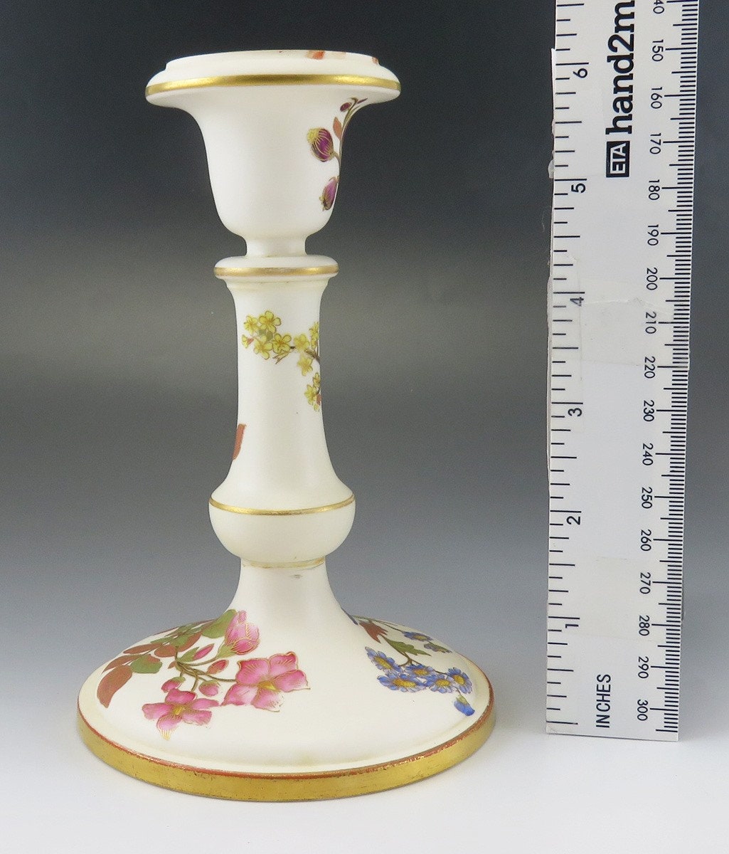 Antique 1890 Royal Worcester Ivory Porcelain Gilded Flower - Etsy