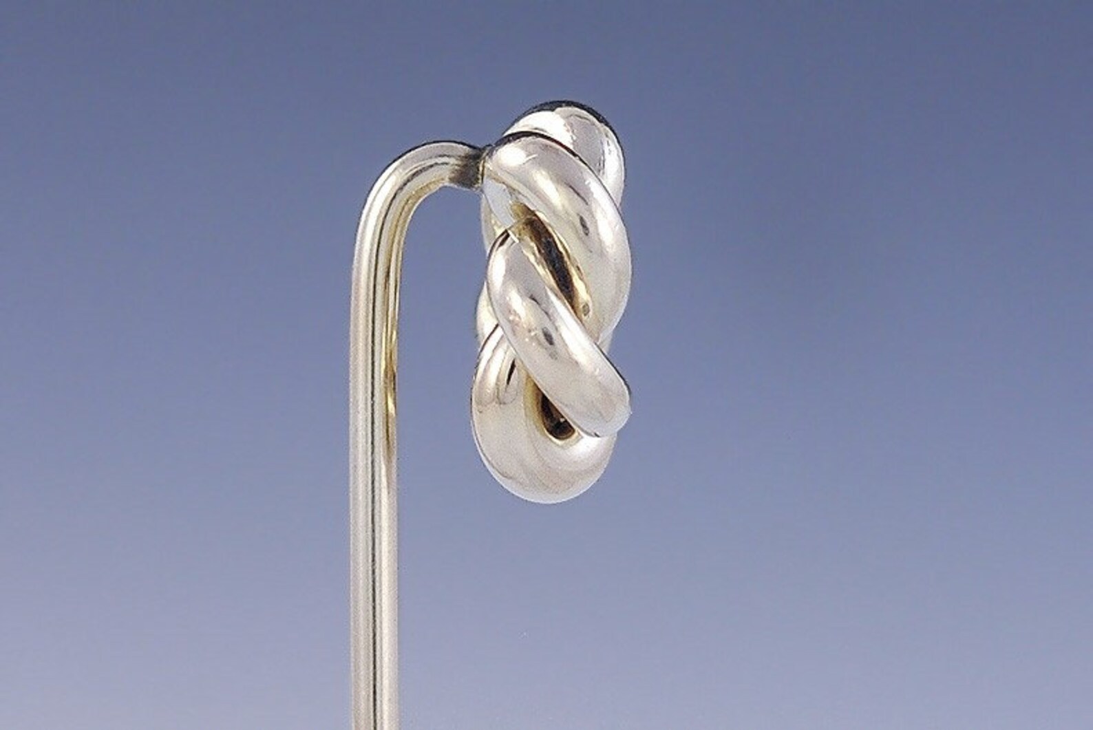 14k Gold Knot Spiral Stick Pin Brooch | Etsy