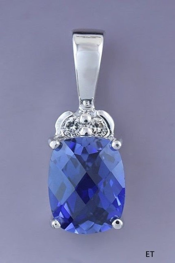 Lab created diamond blue - Gem