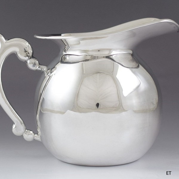 Silver Water Pitcher - Etsy