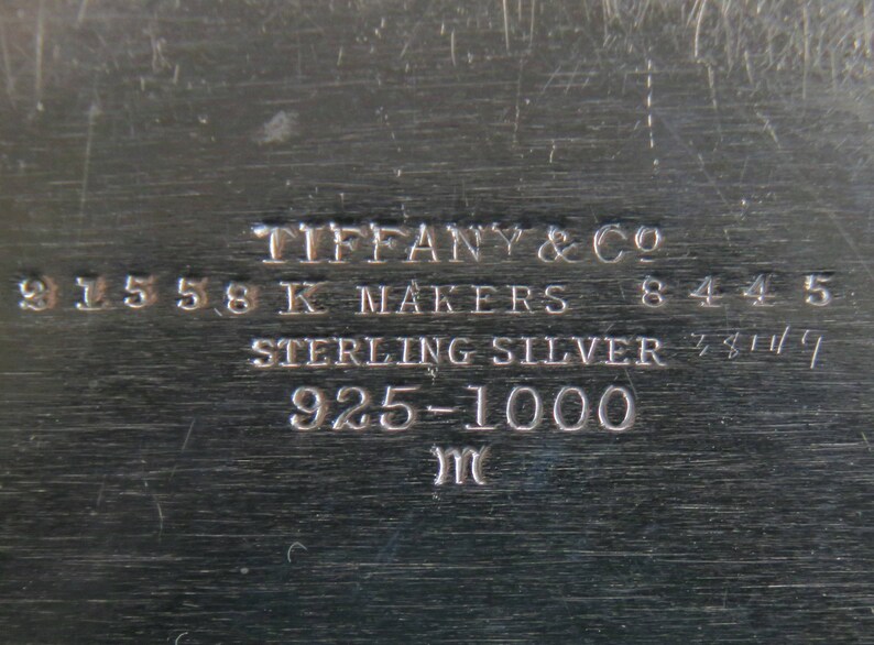 1907-1947 Lovely Tiffany & Co Sterling Silver Pierced Oval | Etsy