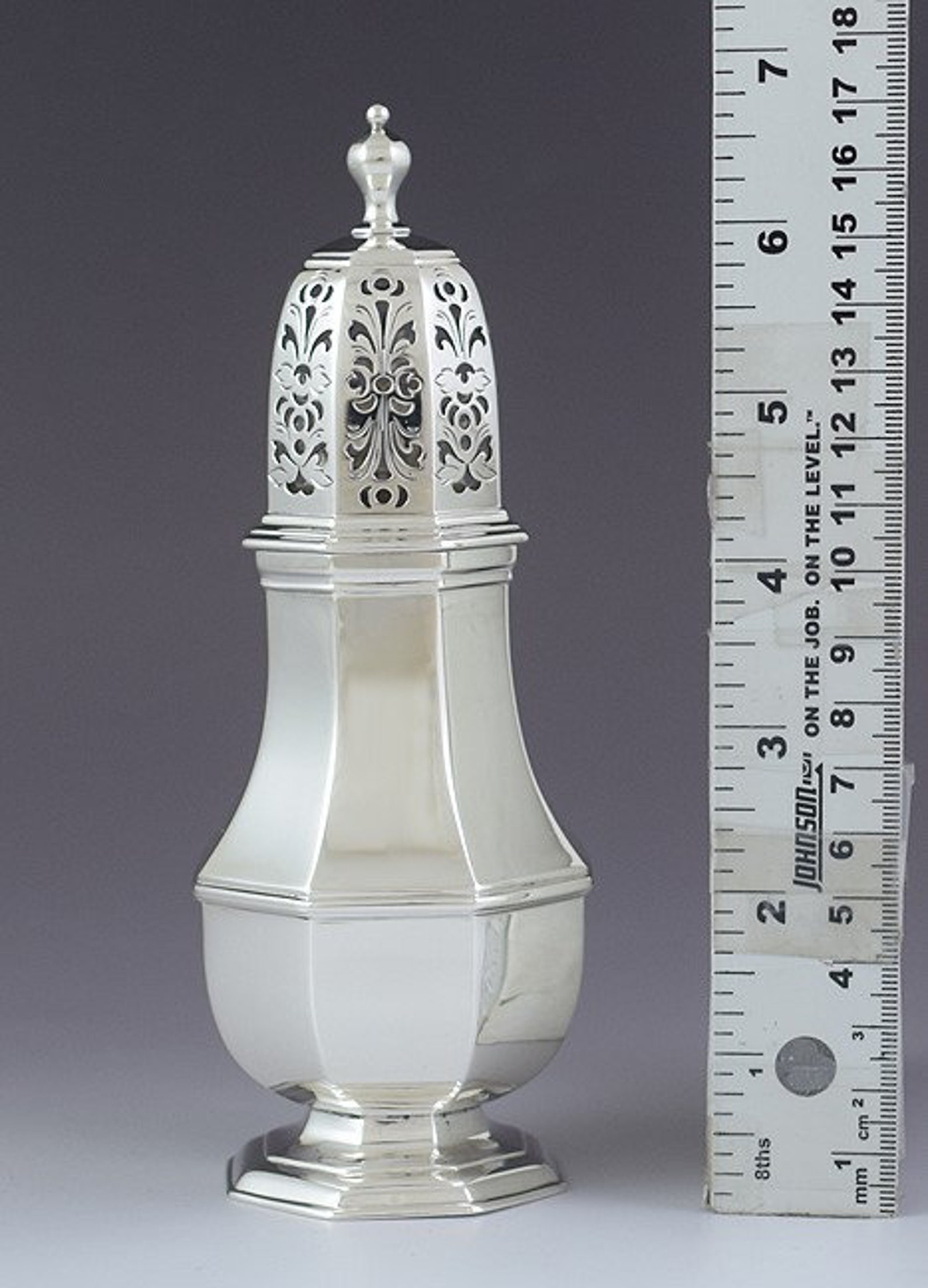Handsome Tiffany & Co Sterling Silver Queen Anne Style Caster Shaker ...