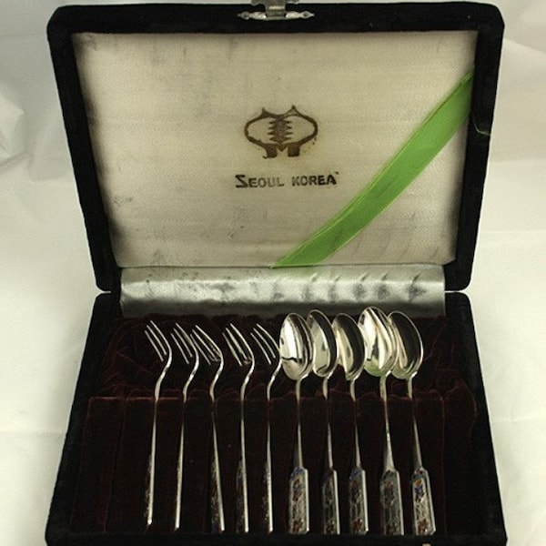 Korean Spoon and Fork Set - Etsy